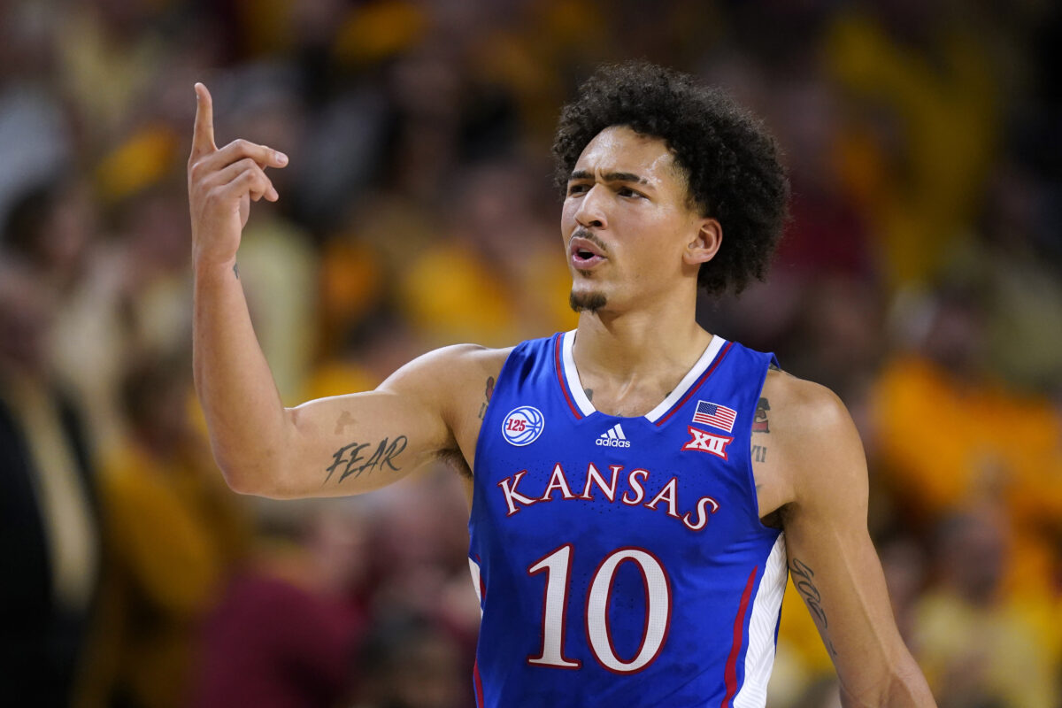 Lonely loss: Despite 26 points from Jalen Wilson, No. 8 Kansas falls 68 ...